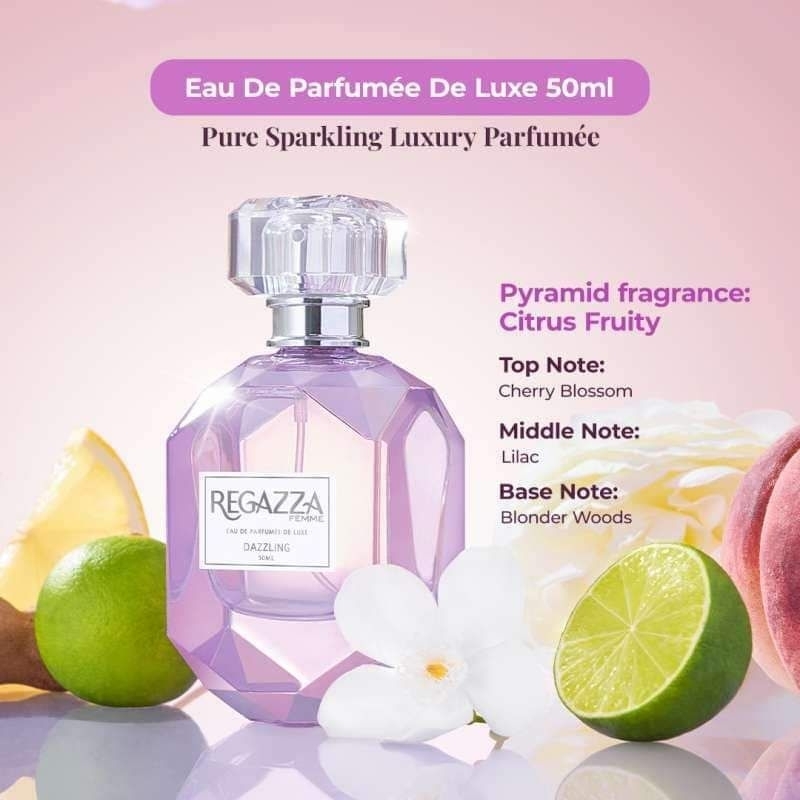 Jual parfume REGAZZA eau deparfumme de luxe/ parfum regaza 50ml ...