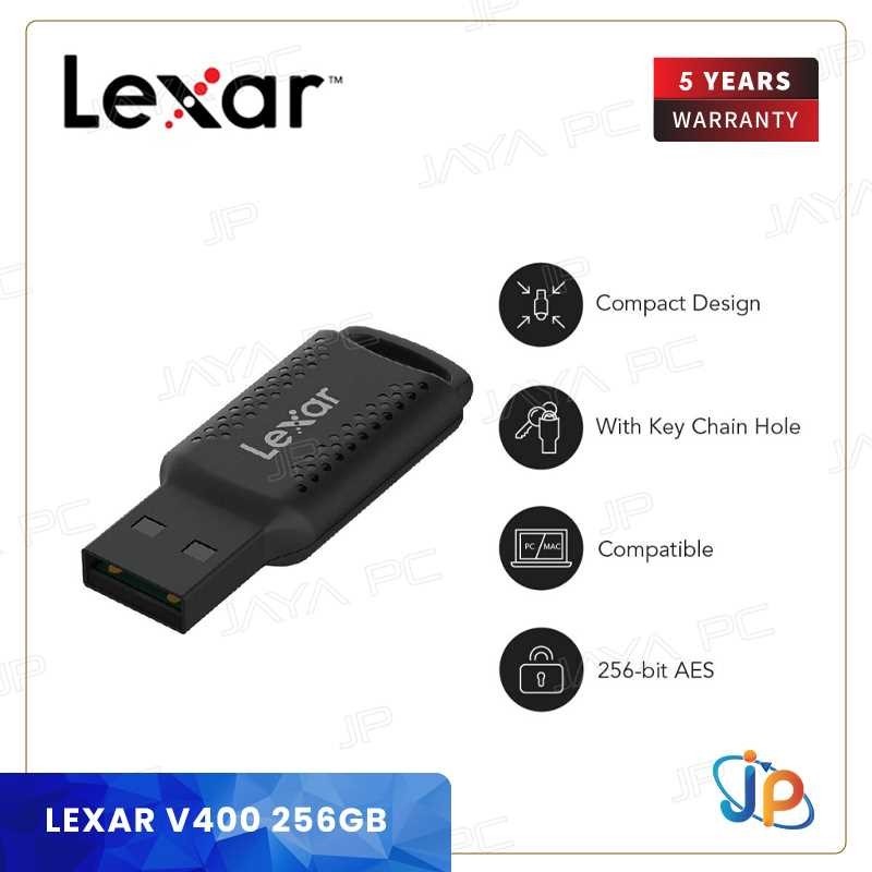 Jual FlashDisk Lexar V400 Jumpdrive 256GB - Flash Disk 256 GB USB 3.0 | Shopee Indonesia