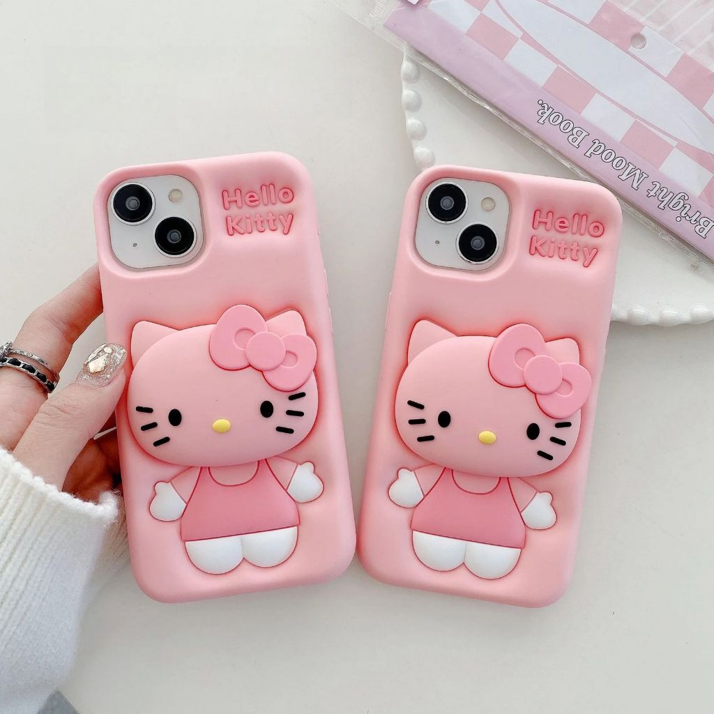 Jual CASE PREMIUM ANTI NODA CUTE 3D POP SOCKET IPHONE 15/15 PRO/15 PRO ...