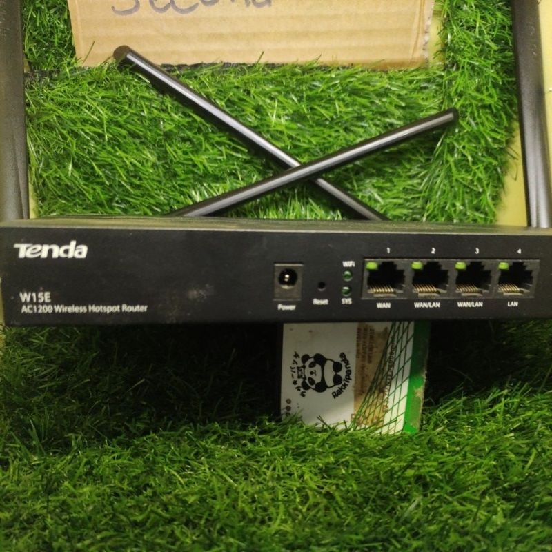Jual TENDA W15E AC1200 wireless router hotspot load balance VPN portal second | Shopee Indonesia