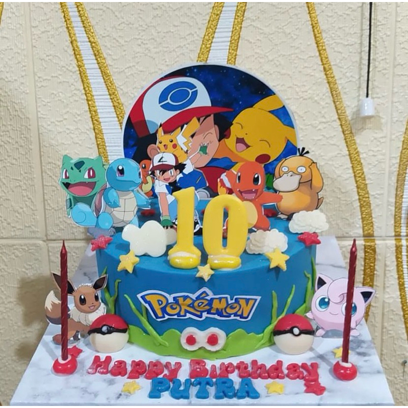 Jual Pinata cake pokemon new | Shopee Indonesia