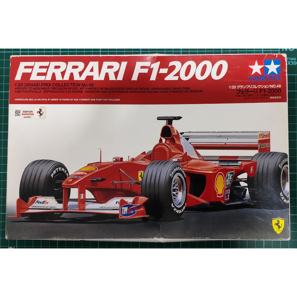 Jual Tamiya Ferrari F1-2000 1/20 Grand Prix Collection | Shopee Indonesia