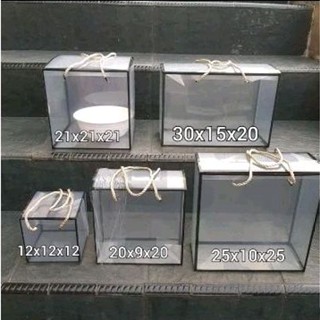 Jual Kotak Mika/Gift Box Mika Polos Dengan List/ Gift Box Mika/ Gift ...