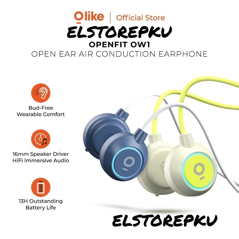 Jual OLIKE OPENFIT GT OW3 / OW2 / OW1 Garansi Resmi. Open Ear Clip ...