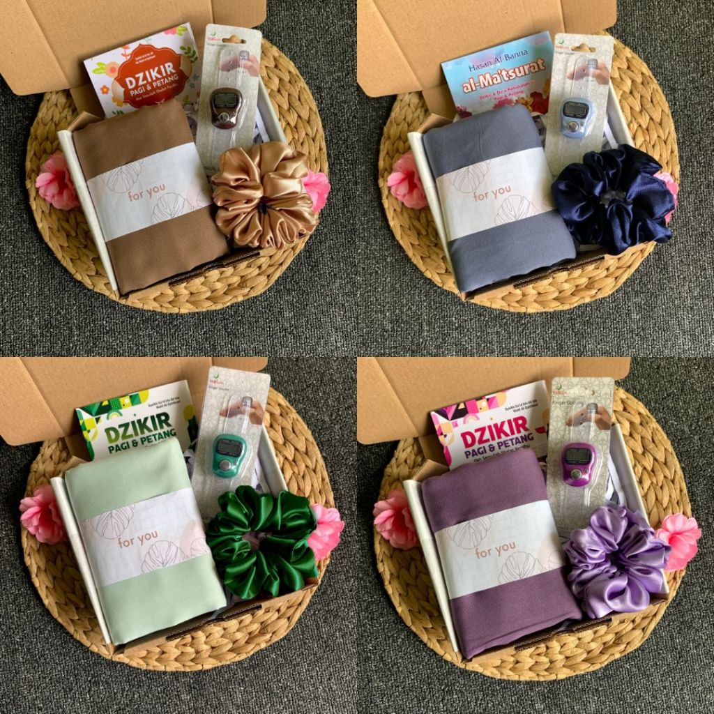 Jual Mini Hampers / Gift Box / Hadiah / Kado Hijab Tasbih Doa Dzikir ...