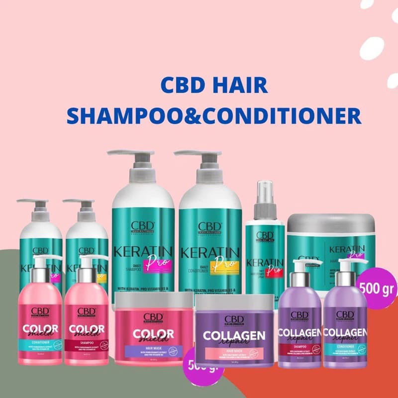 Jual CBD Professional Keratin Pro Color Shield Collagen Repair Hair ...