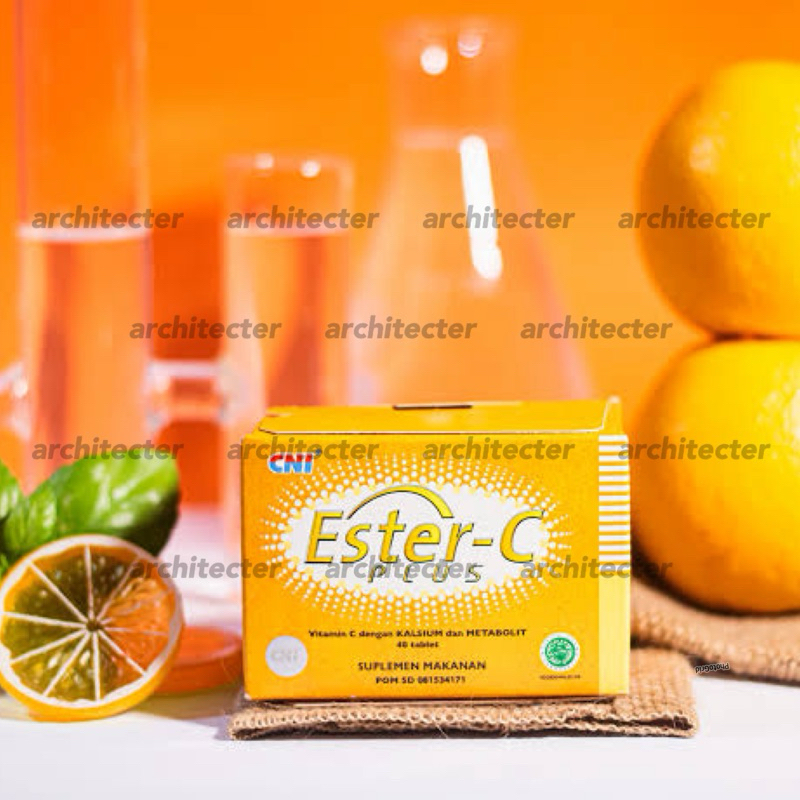 Jual ESTER C PLUS CNI VITAMIN C BOX / STRIP ISI 40 TABLET ASLI ORIGINAL ...