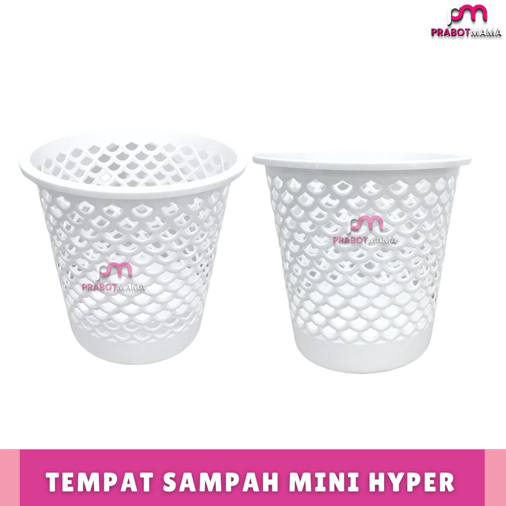 Jual Discount Tempat Sampah Bulat Putih Hyper Prabotmama Keranjang ...