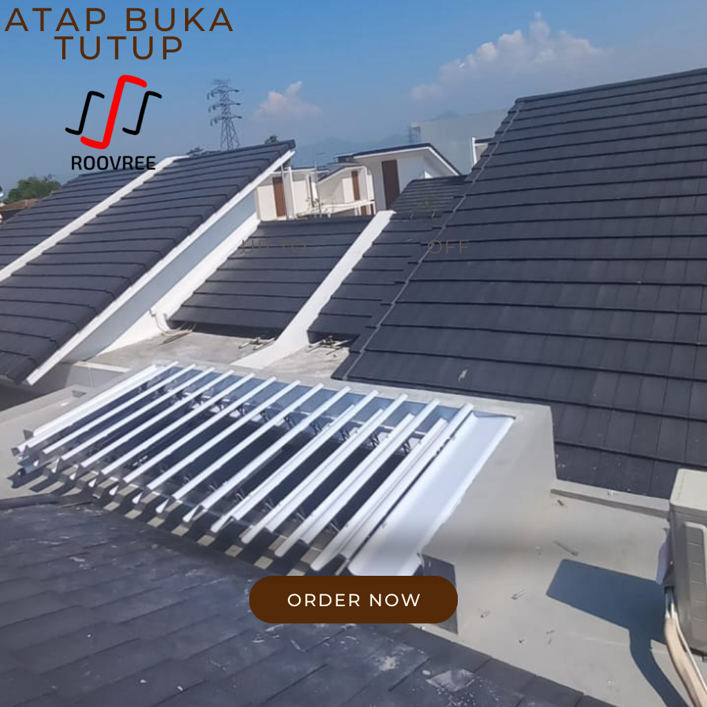 Jual Atap Buka Tutup Rumah Lovera Roovree | Shopee Indonesia
