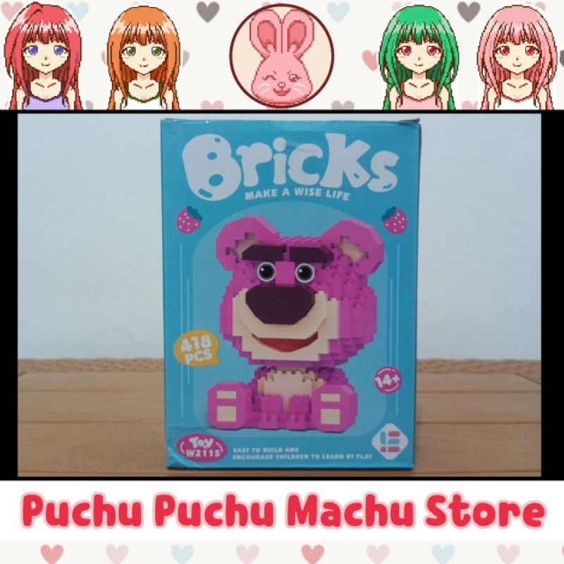 Jual DIY Blocks Building Bricks LOTSO Balok Susun Block TOY STORY ...