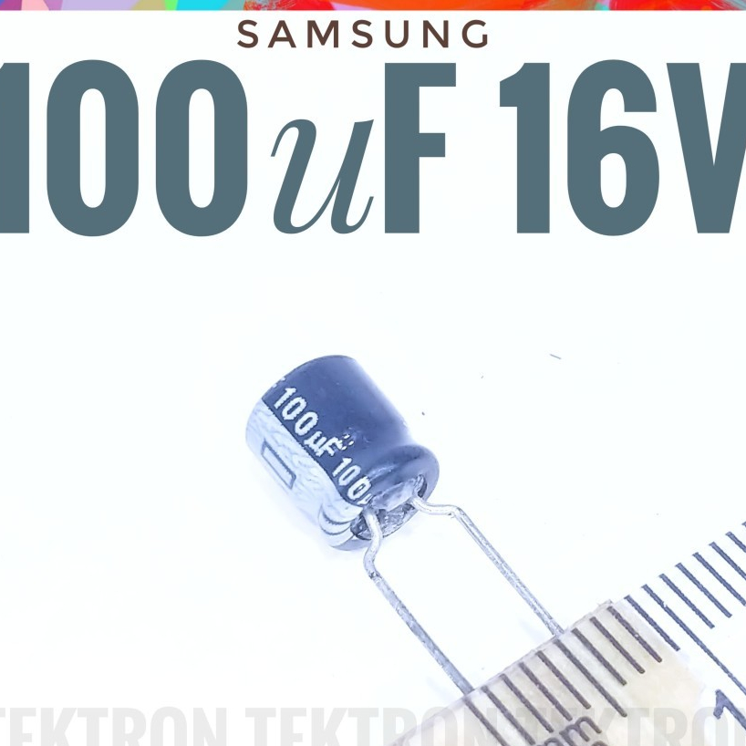 Jual SAMSUNG 100uF 16V ELKO ELCO ASLI ORI ELECTROLIT CAPACITOR | Shopee ...
