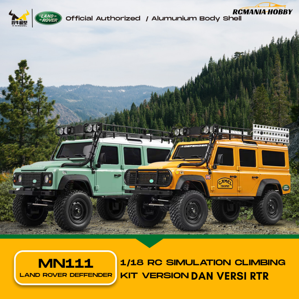 Jual RC MN 111 MN111 KIT RTR 1/18 RC Car Rock Crawler Off-Road Truck ...