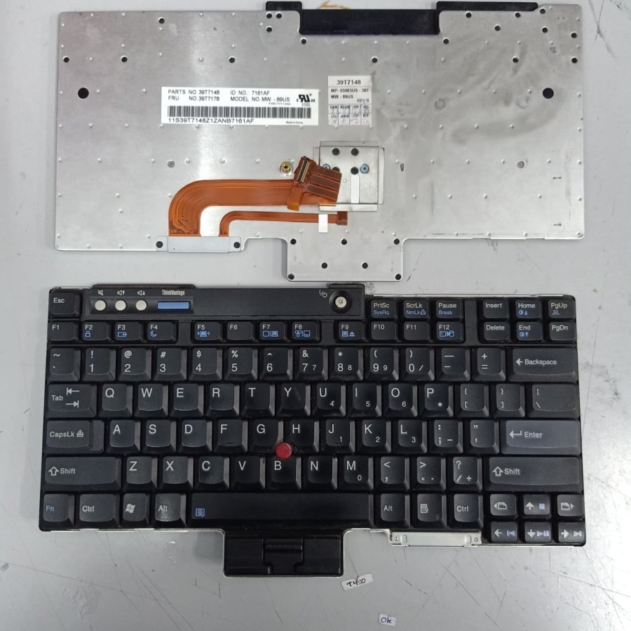 Jual Keyboard lenovo Laptop R60 R61 R400 R500 T60 T61 T400 T500 ...