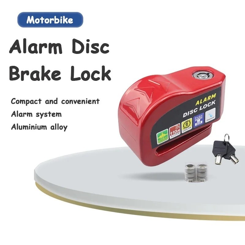 Jual Alarm Disc Lock Gembok Alarm Motor Gembok Cakram Motor Anti Maling ...