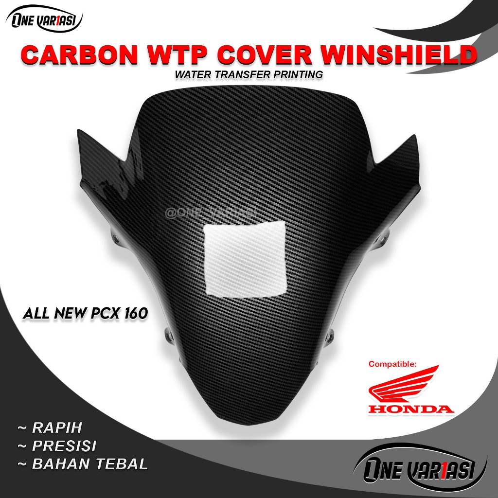 Jual VISOR WINDSHIELD WINSIL PCX 160 CARBON | Shopee Indonesia