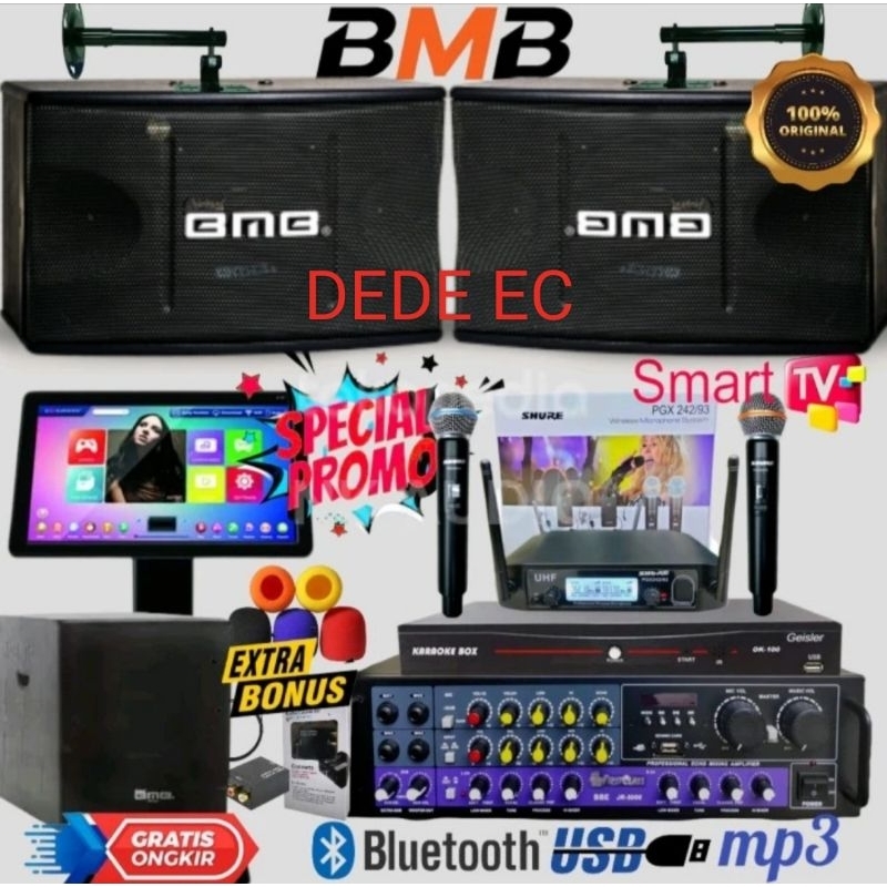 Jual PAKET KARAOKE SPEAKER BMB CS 350V SPEAKER BMB 8 INCH ORIGINAL ...