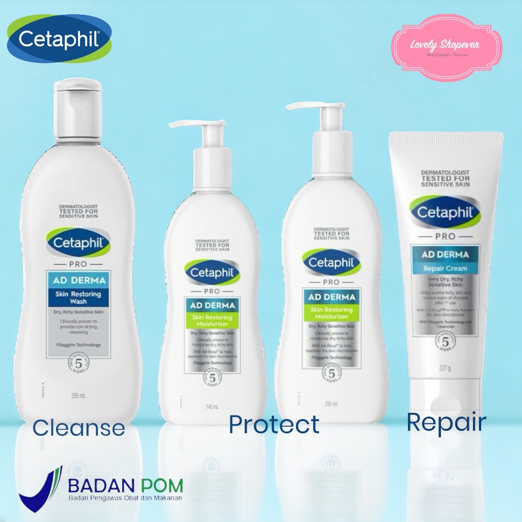 Jual CETAPHIL PRO AD Derma Eksim Eczema Exim Skin Restoring Body Wash ...
