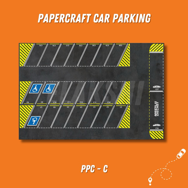 Jual Diorama parkiran papercraft Hot wheels 1:64 MODEL C | Shopee Indonesia