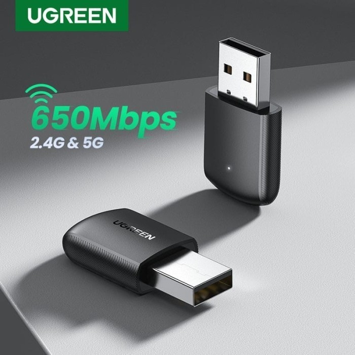 Jual Ugreen AC650 11AC Dual Band Wireless USB WIFI Adapter 20204 ...