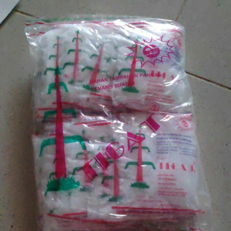 Jual sodium pemanis buatan Tiga Tebu / natrium siklamat sakarin 1 pak ...