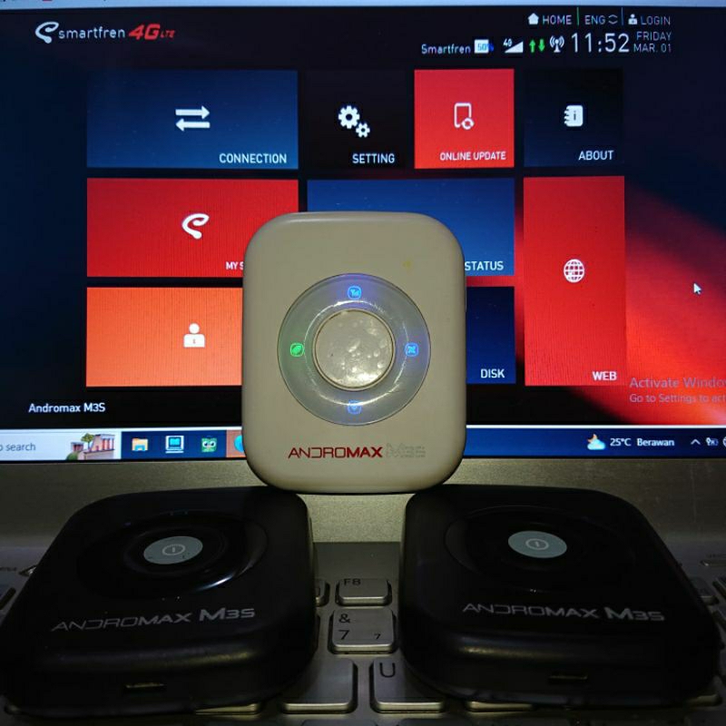 Jual Modem Wifi Andromax M3S M3Y Mifi Suport Smartfren Unlimited 4G LTE ...