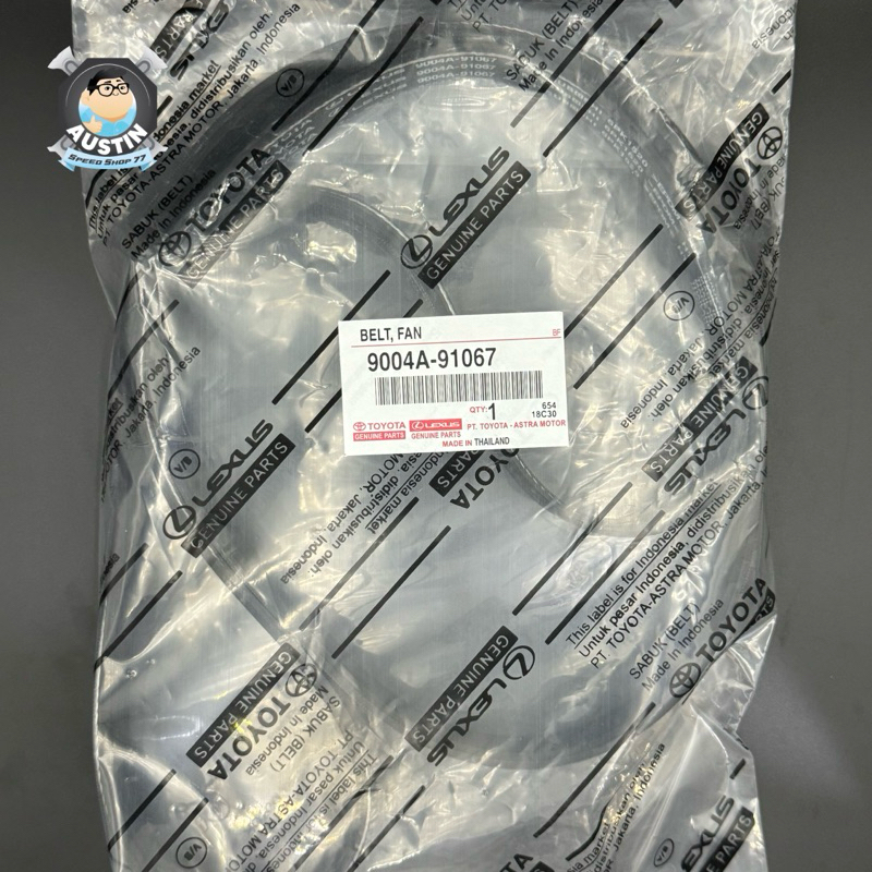 Jual Tali Kipas (Fanbelt/V Belt) 6PK1520 AllNew Avanza & Xenia 1.3, New ...
