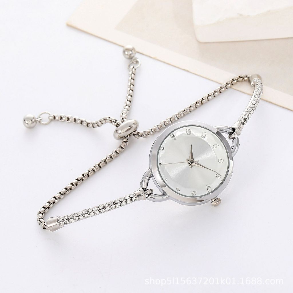 Jual jam tangan wanita serut silver editoin fashion 2024 | Shopee Indonesia