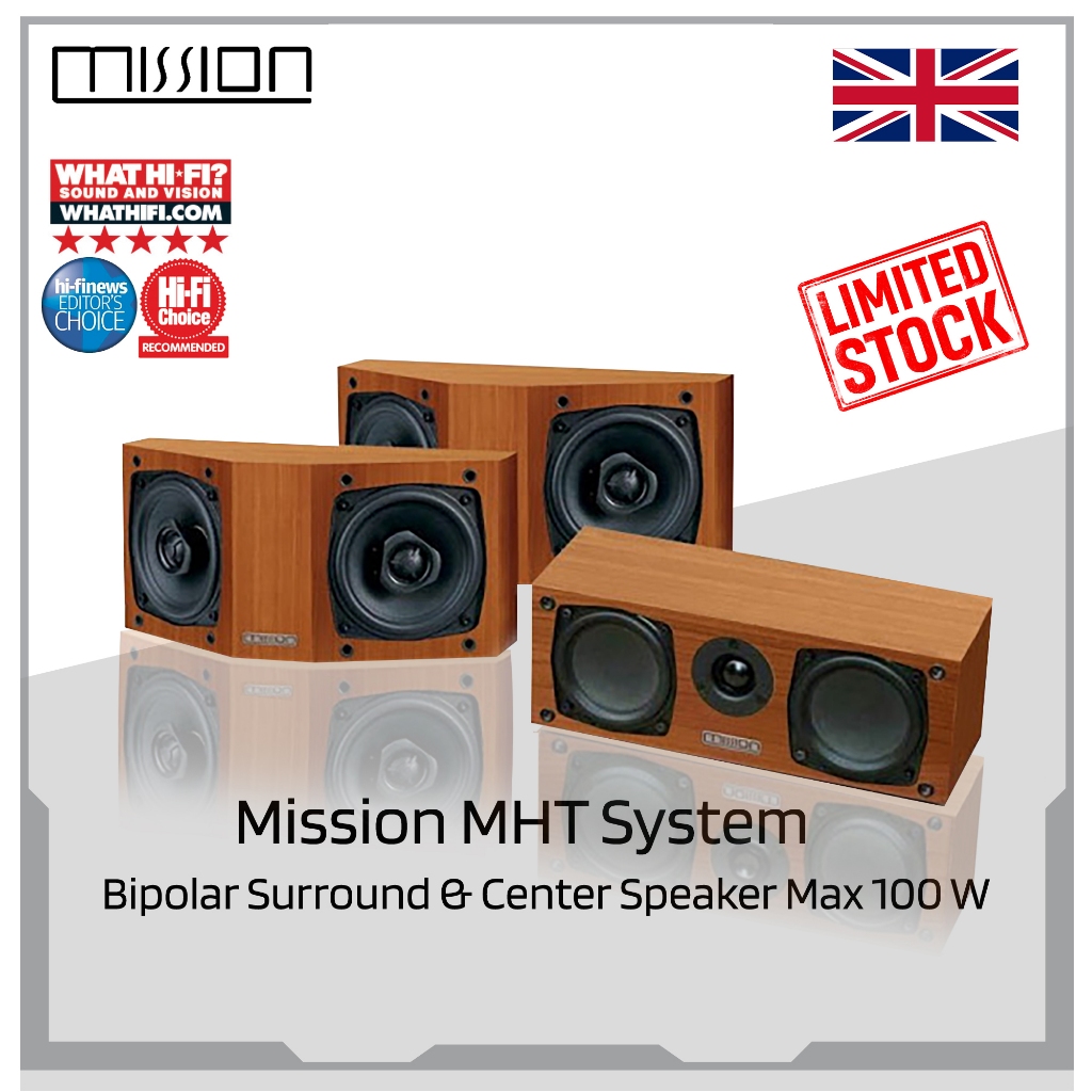 Jual Mission MHT System HiFi Speaker Set Center + Surround Speaker ...