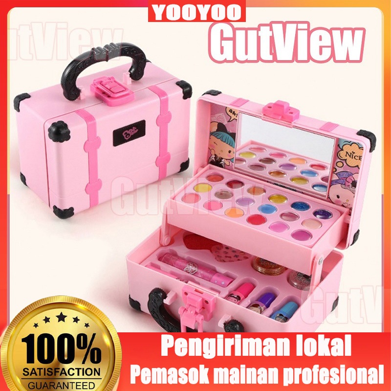 Jual 【Ready】32Pcs Mainan Kosmetik Kecantikan Anak Kasus Peralatan Kotak ...