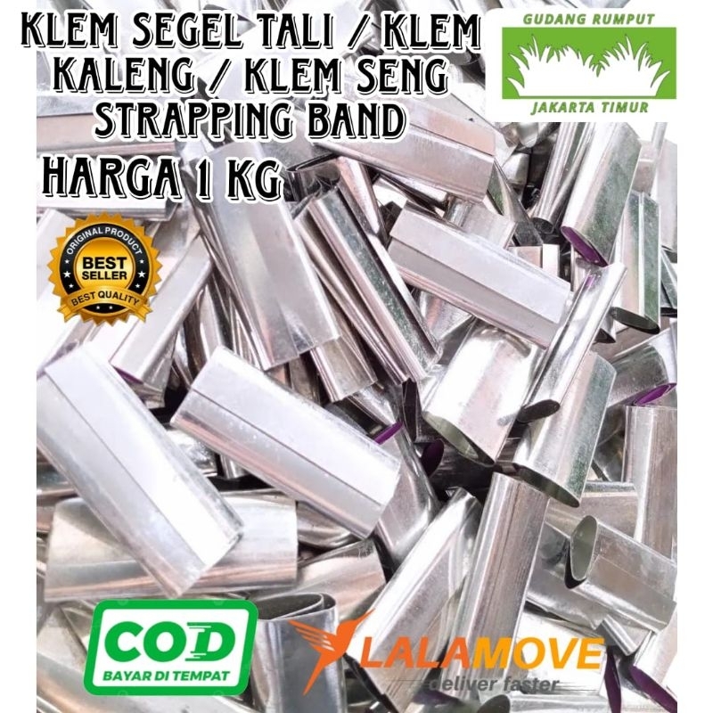 Jual Klem Kaleng 1 KG - Klem Seng 1 KG - Klem Segel Tali Strapping Band ...
