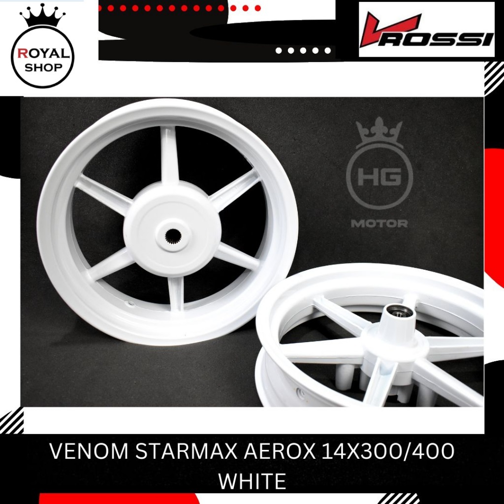 Jual VELG V ROSSI VENOM STARMAX RING 14 300/400 PALANG 6 TERBARU AEROX 155 | Shopee Indonesia