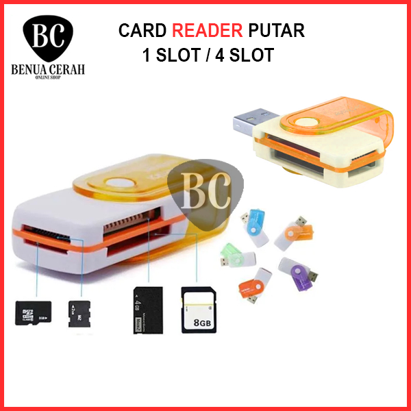 Jual CARD READER MICRO SD 1 / 4 SLOT - CARDREADER MICRO SD 1 SLOT / 4 ...