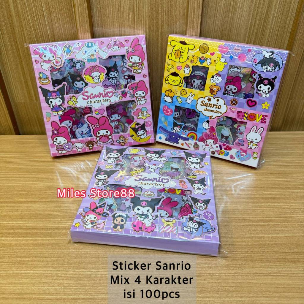 Jual Sticker Sanrio Lotso Labubu Mix Motif isi 100 pcs / korea ...