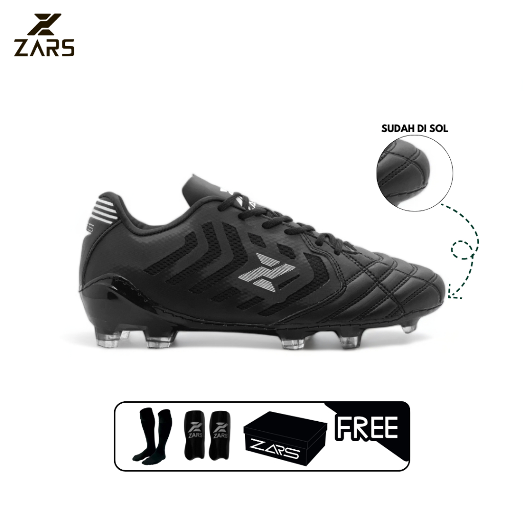 Jual Zars - Sepatu Bola Evo Infinity V2 FG Black/White Original ...