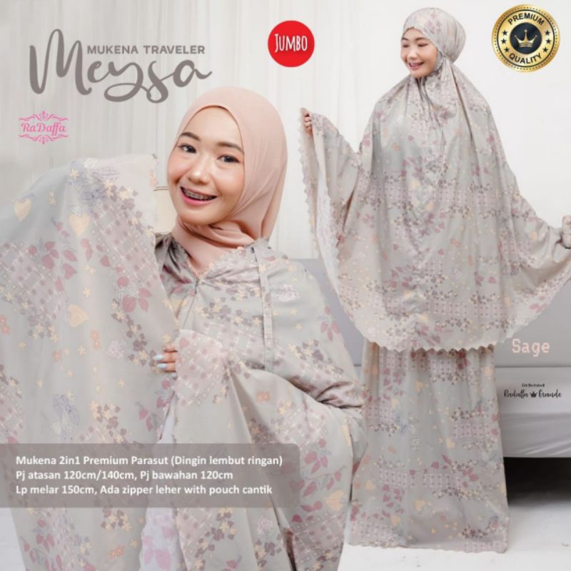 Jual MUKENA TRAVELER MEYSA RADAFFA MUKENA BAHAN PARASUT DINGIN(2/3 ...
