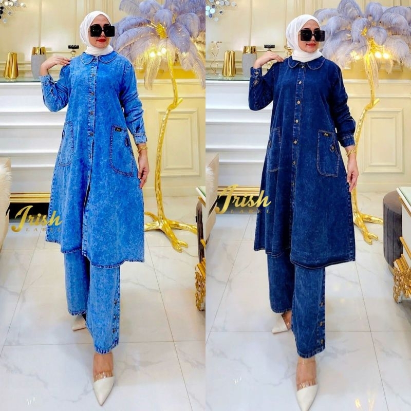 Jual CLARA SET JEANS BY IRISH LABEL ORIGINAL | Shopee Indonesia