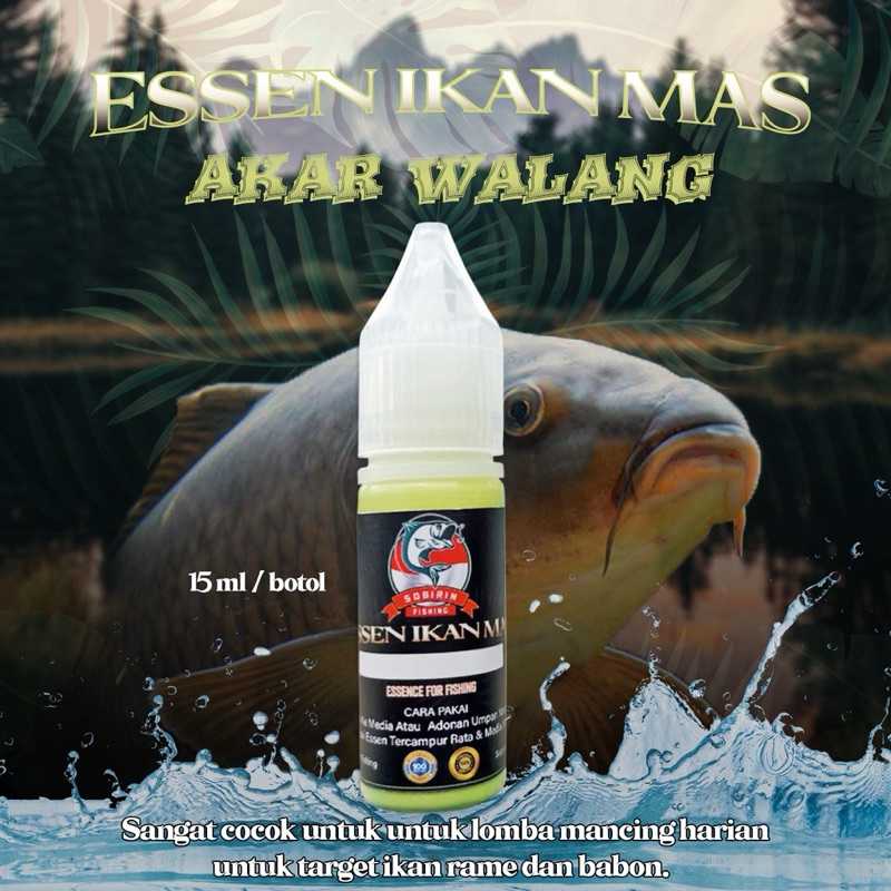 Jual Essen Ikan Mas Akar Walang Sobirin Fishing | Shopee Indonesia