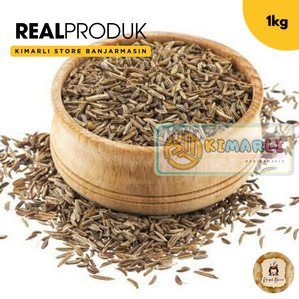 Jual 1kg || Jintan Putih Cumin Seed Import / Rempah Bumi / Herbal ...