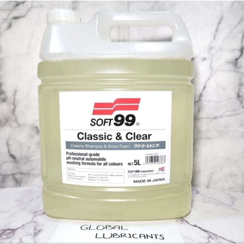 Jual Soft99 Soft 99 Professional Classic & Clear Creamy Foaming Shampoo ...