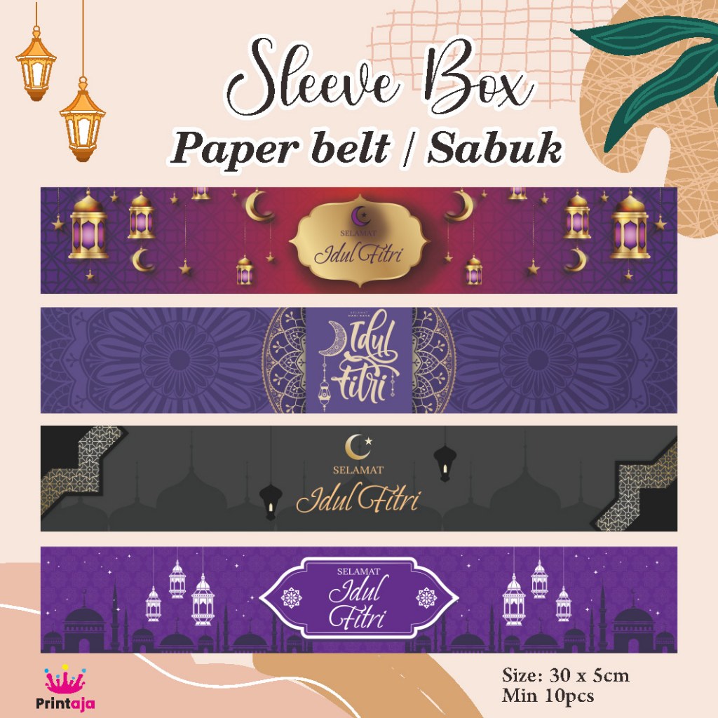 Jual {READY STOCK} Edisi 3 Paper Belt Lebaran Idul Fitri | Sabuk Kertas ...