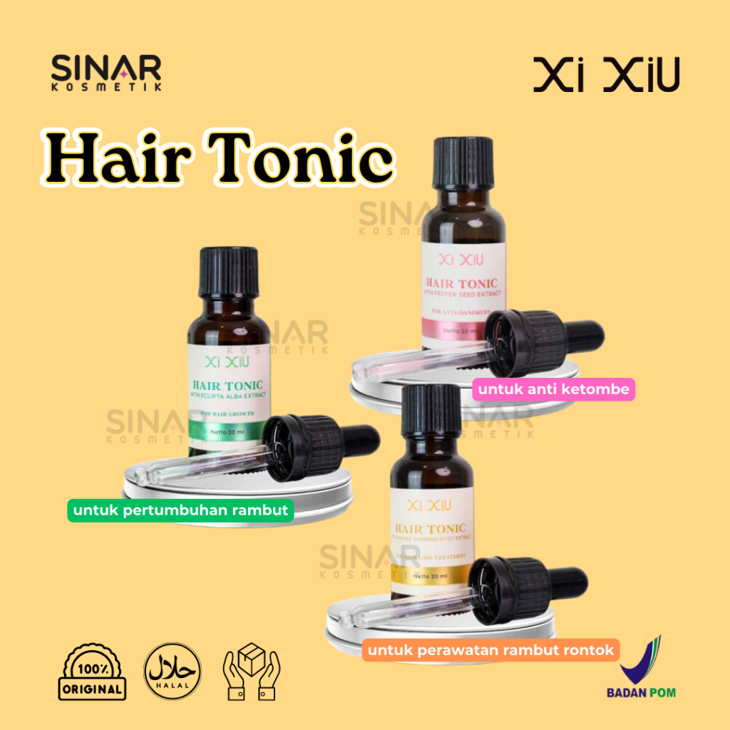 Jual Xi Xiu Hair Tonic Series 20ml | Shopee Indonesia