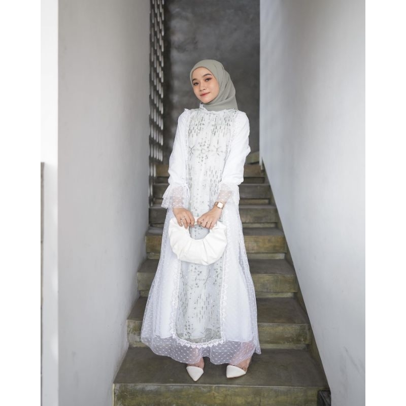 Jual Azima Dress / Gamis Tulle / Gamis Lebaran / Dress Lebaran | Shopee ...