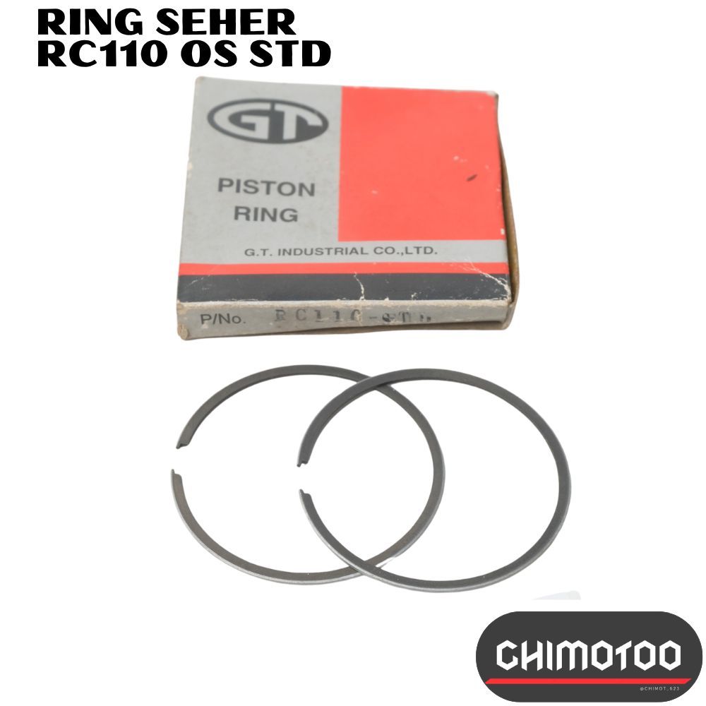 Jual Ring Piston Seher Os Oversize Ukuran Standar Suzuki Rc110 Rc 110 Rc100 RC 100 Tornado GX GS ...