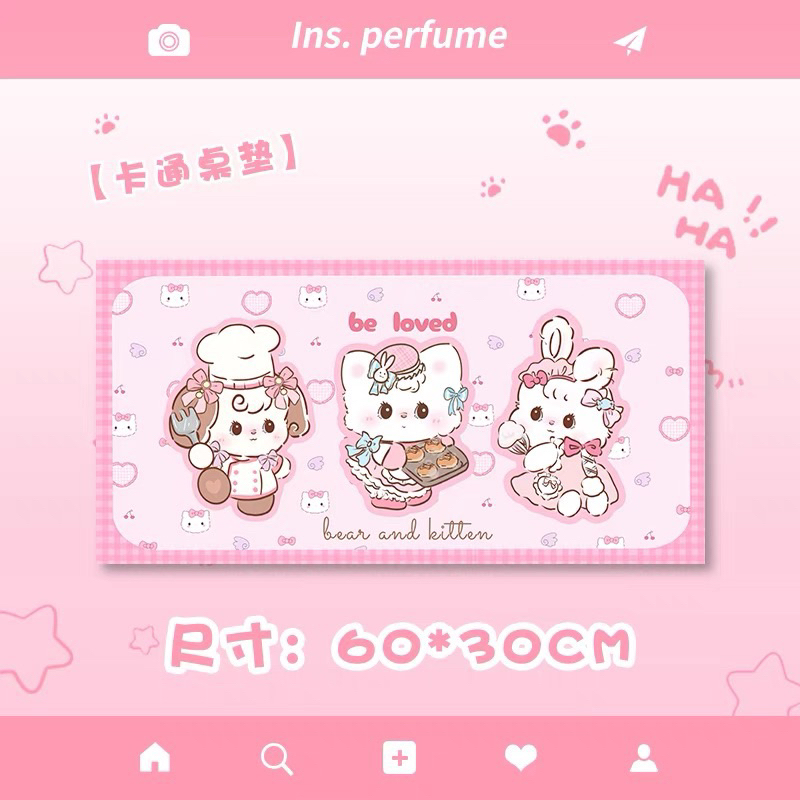 Jual ALAS MEJA KOMPUTER CUTE DESK PAD KARAKTER MOUSE PAD LUCU KAWAII ...