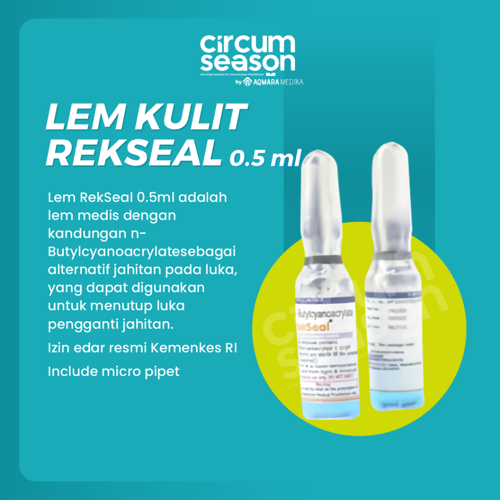 Jual Lem RekSeal 0,5 ml - Lem Khitan Sunat | Shopee Indonesia