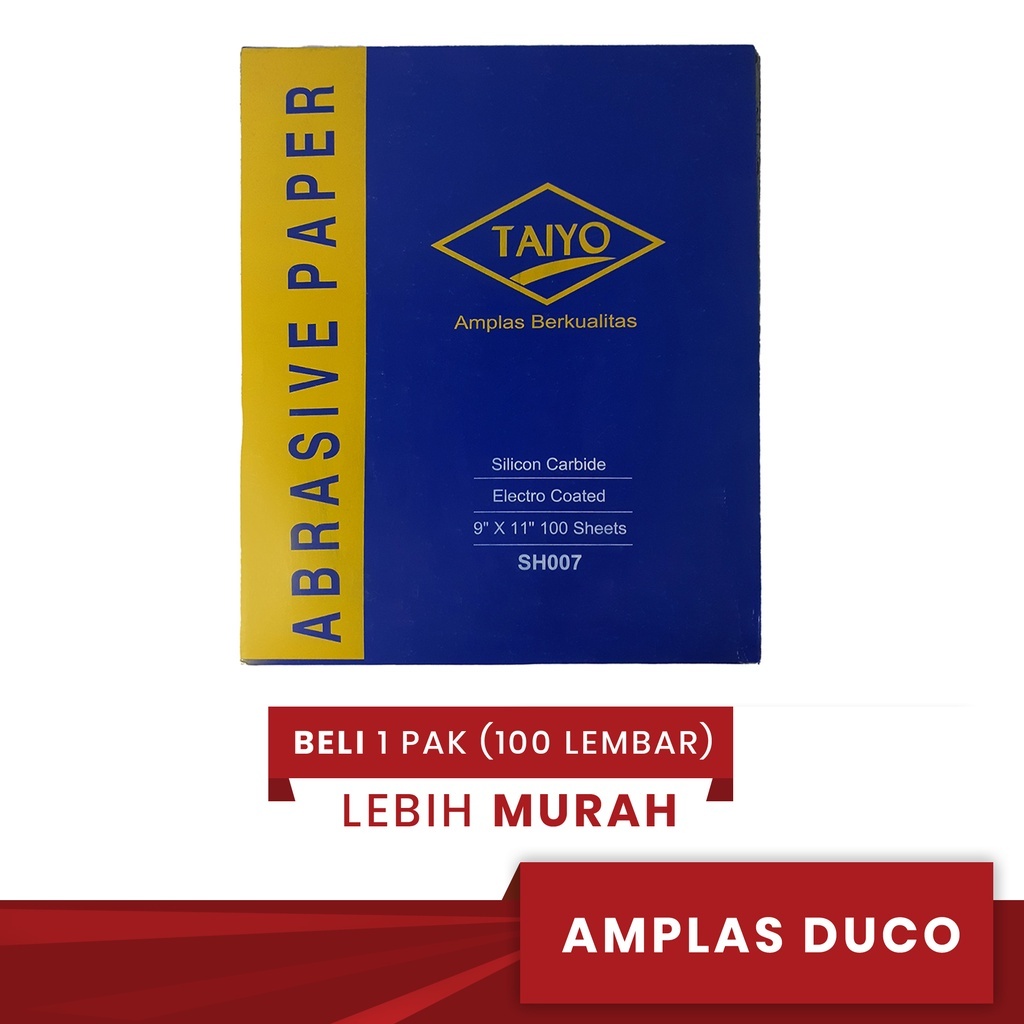 Jual STSHARDWARE KHUSUS PACK Amplas Duco Lembaran Taiyo Grid Halus ...