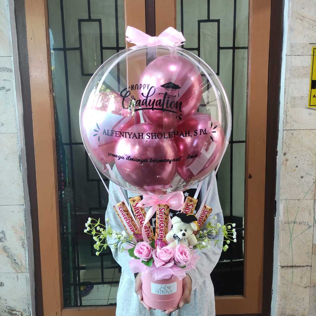 Jual Buket Balon Coklat Bunga Wisuda | Shopee Indonesia
