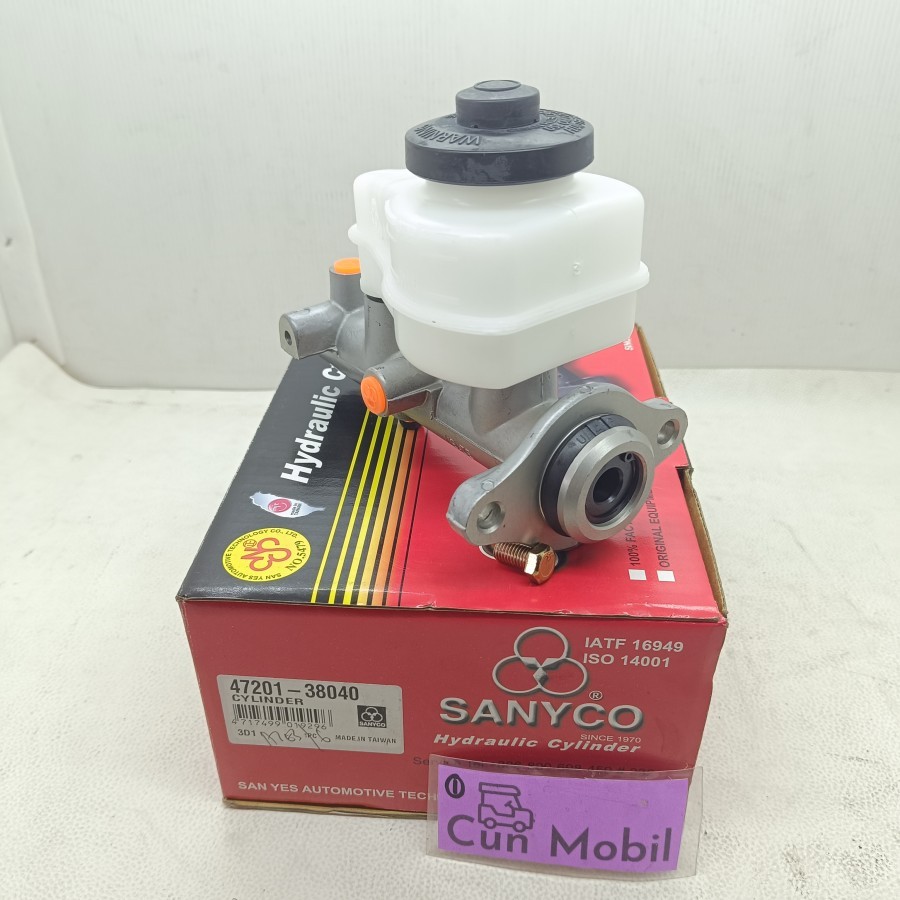 Jual Brake master assy Toyota Kijang Kapsul 97-04 1997-2004 ukuran 15/16 47201-38040 Sanyco ...