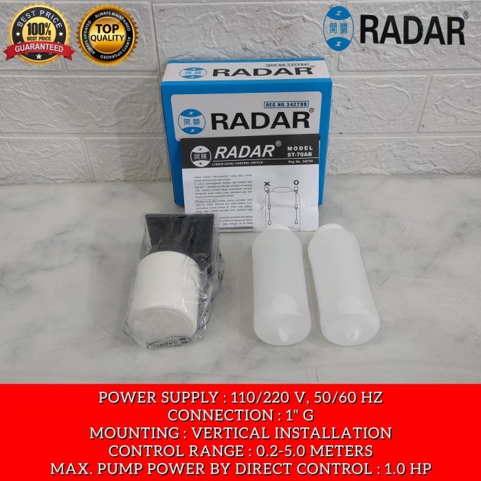 Jual Radar Pelampung Toren Bak Air Otomatis ST 70 AB Torrent ST70AB ...