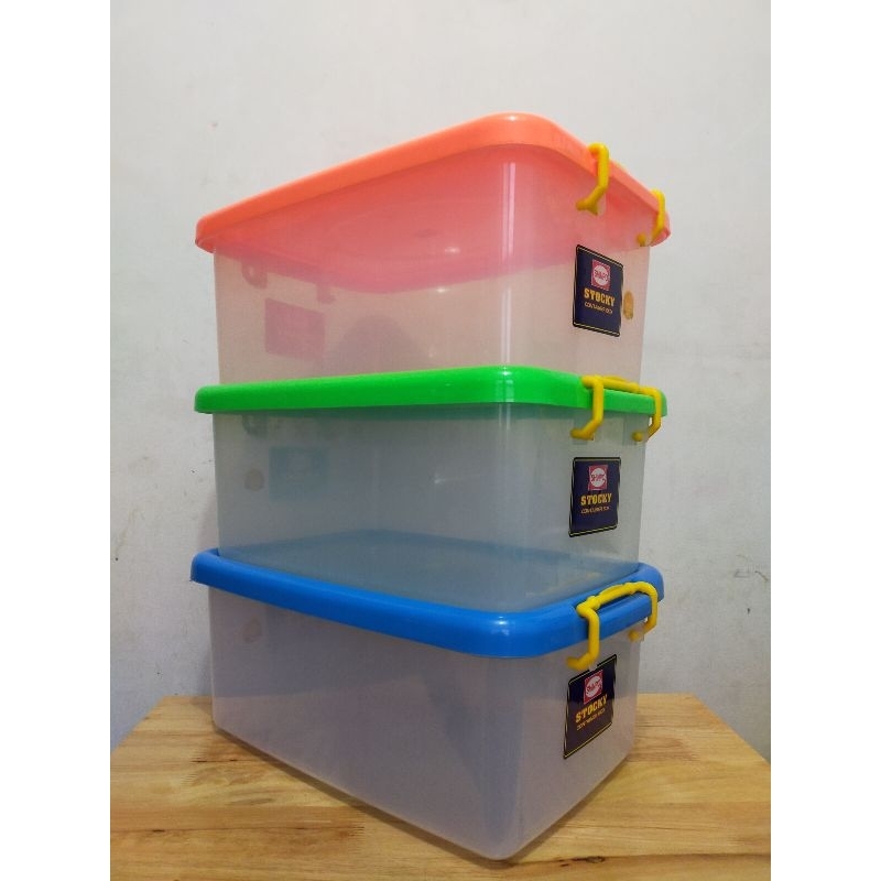 Jual Container Box Shinpo 22Liter Stocky SIP 123-4 / Storage Box ...